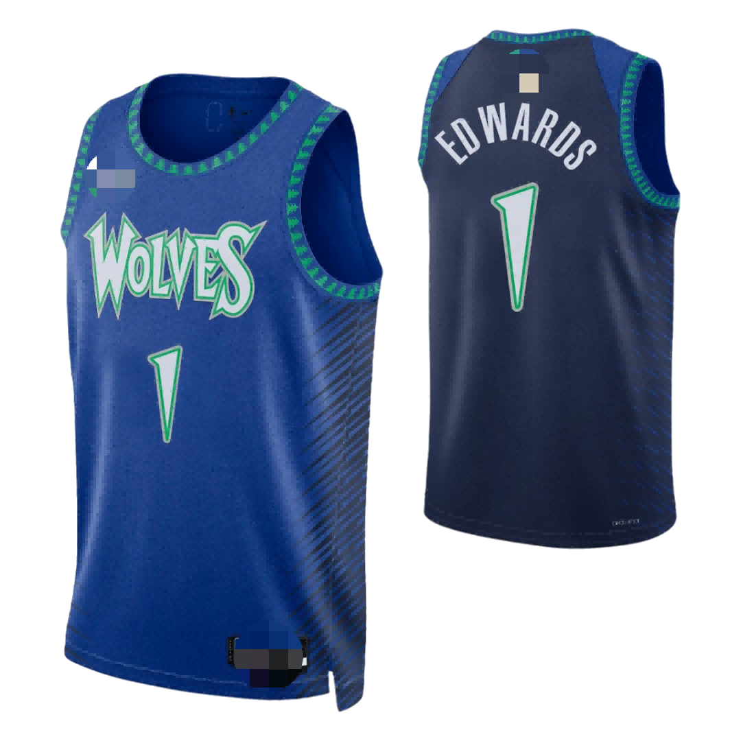 Men's Anthony Edwards #1 Minnesota Timberwolves Swingman NBA Jersey ...