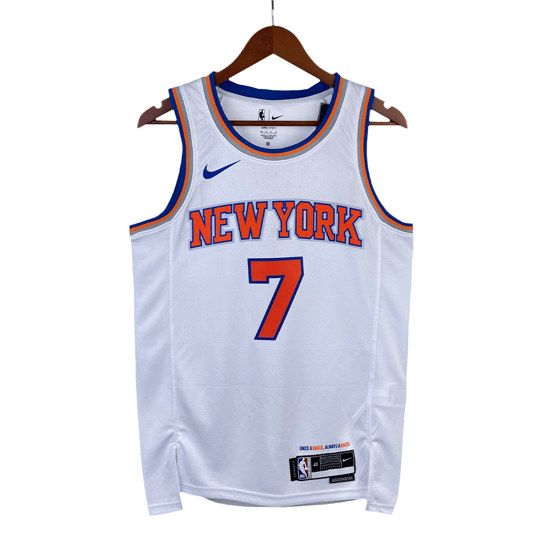 Men's Anthony #7 New York Knicks Swingman NBA Jersey - Icon Edition ...