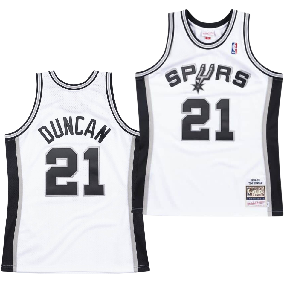 Men's Tim Duncan #21 San Antonio Spurs NBA Classic Jersey 1998/99 | Buy ...